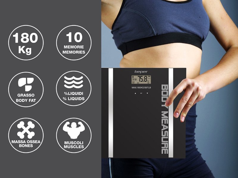 Bioelectrical impedance body scale - Beper